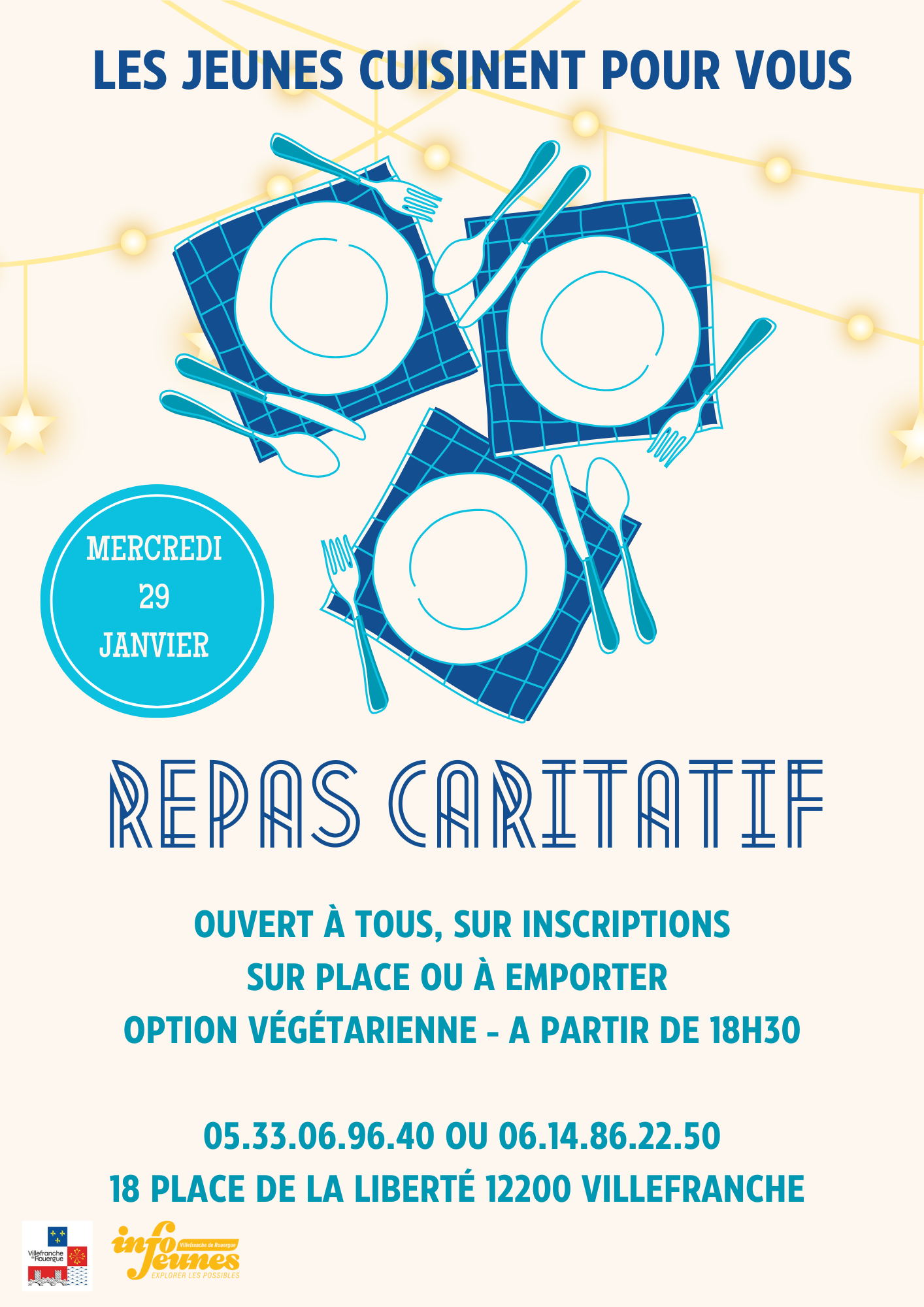 Repas caritatif à la Maison des Jeunes Citoyens - Villefranche-de ...