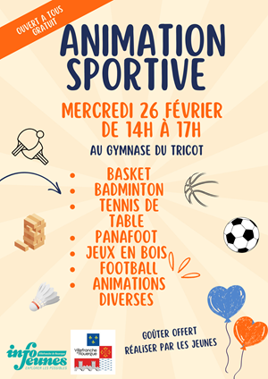 Animation sportive au tricot - Villefranche-de-Rouergue officiel